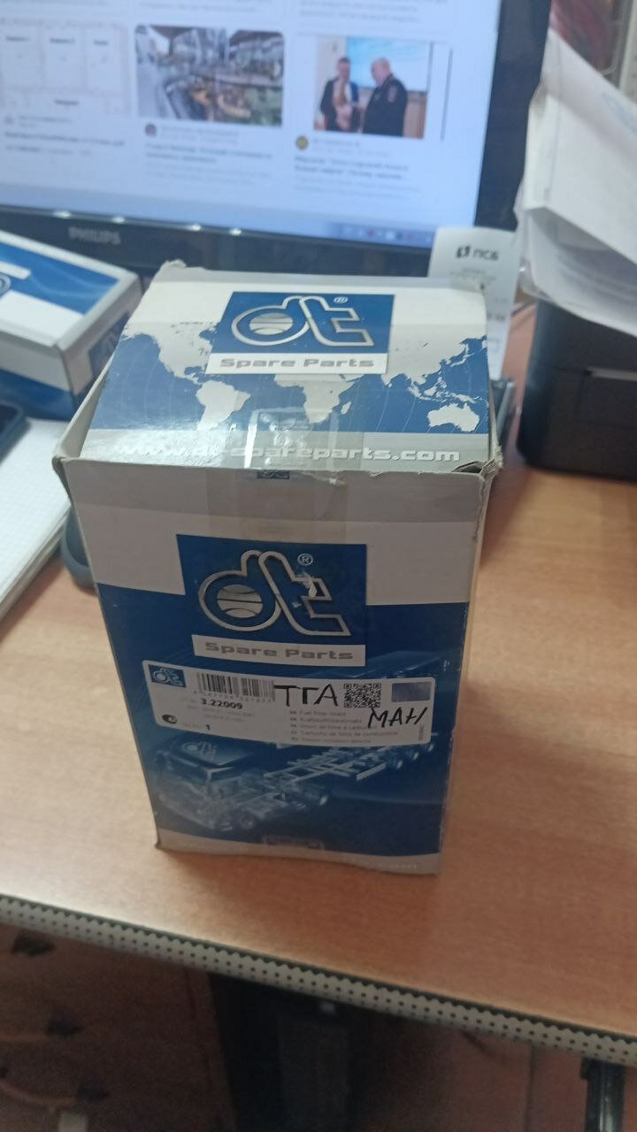 DT SPARE PARTS 3.22009 Фильтр топливный MAN TGA, TGL, TGM, TGS, TGX DT