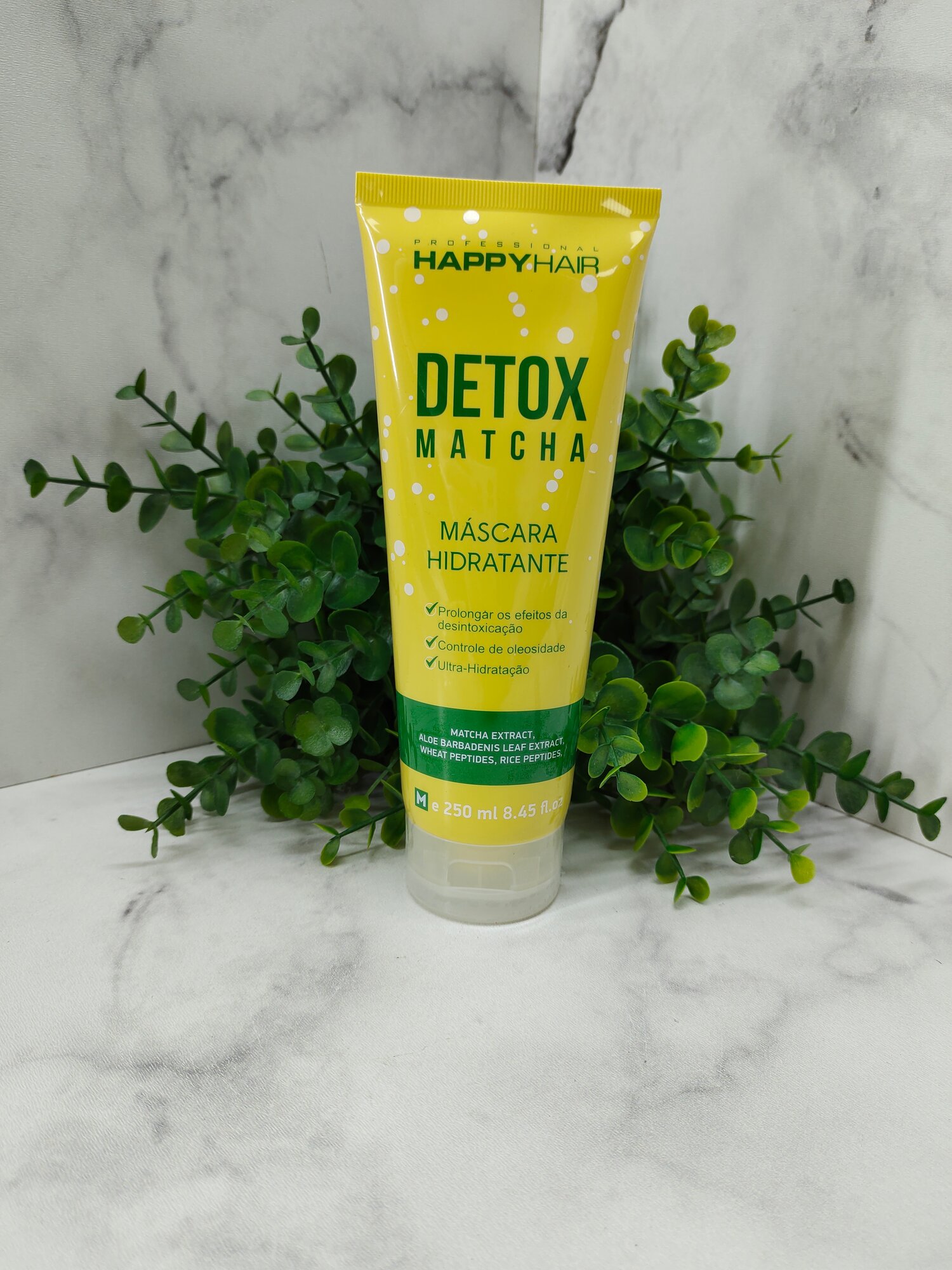 Маска для волос Happy Hair "Detox Matcha", 250мл, без сульфатов