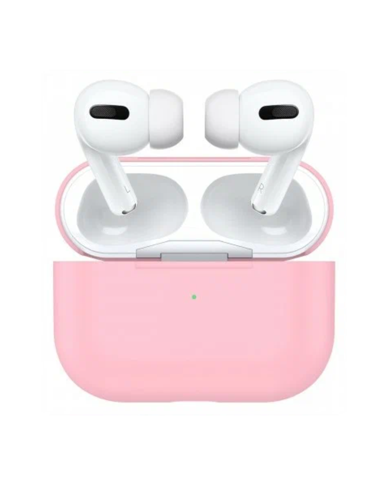 Защитный чехол силиконовый для наушников Airpods Pro 2, розовый