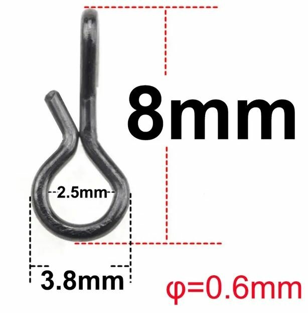 Застёжка быстросъём рыболовная