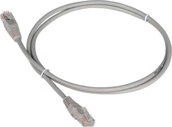 Патч-корд Lanmaster TWT-45-45-50-GY UTP RJ-45 вил.-вилка RJ-45 кат.5E 50м серый ПВХ 26AWG