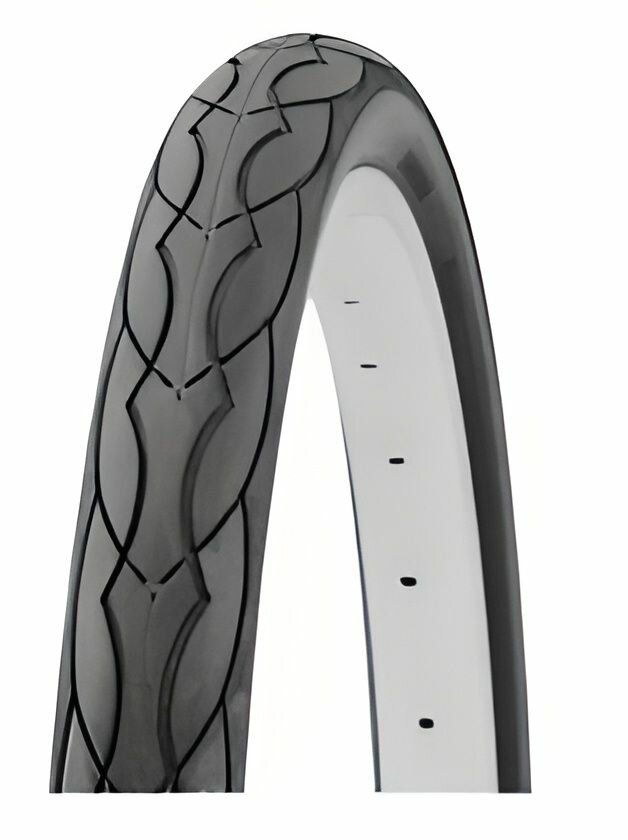 Покрышка Hogger 27.5x2.00, HG-2023, Антипрокол эластичная резина 3мм, дорожная, TPI 30, черная