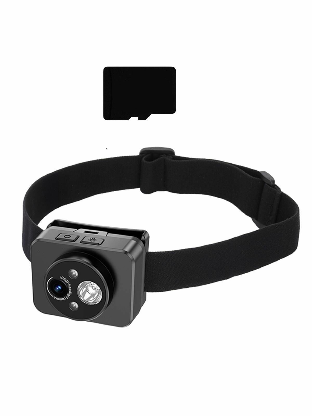 Экшн-камера для животных, Камера для освещения фар, спортивная камера на открытом воздухе с картой памяти -с объемом памяти 32 ГБ