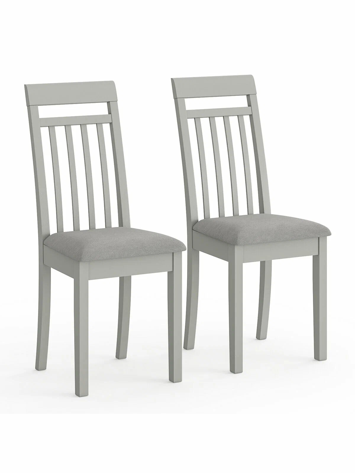 Стул кухонный Гольф-11 комплект 2 шт. разборных, цвет серый, обивка ткань велюр серый 63