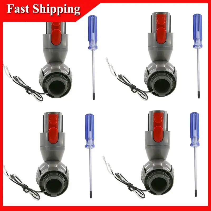 -A64E 4X для Dyson V8 V10, щетка для пола, сменные аксессуары, разъем для пылесоса, головка с прямым приводом, соединительная головка