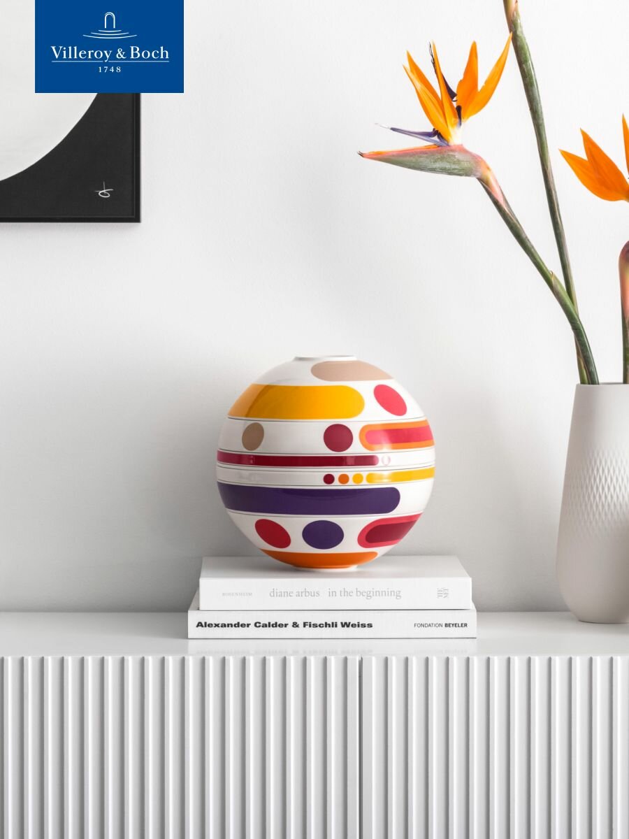 Шар La Boule Miami Iconic, набор посуды на 2 персоны, 7 предметов, Villeroy & Boch, Премиум-Фарфор