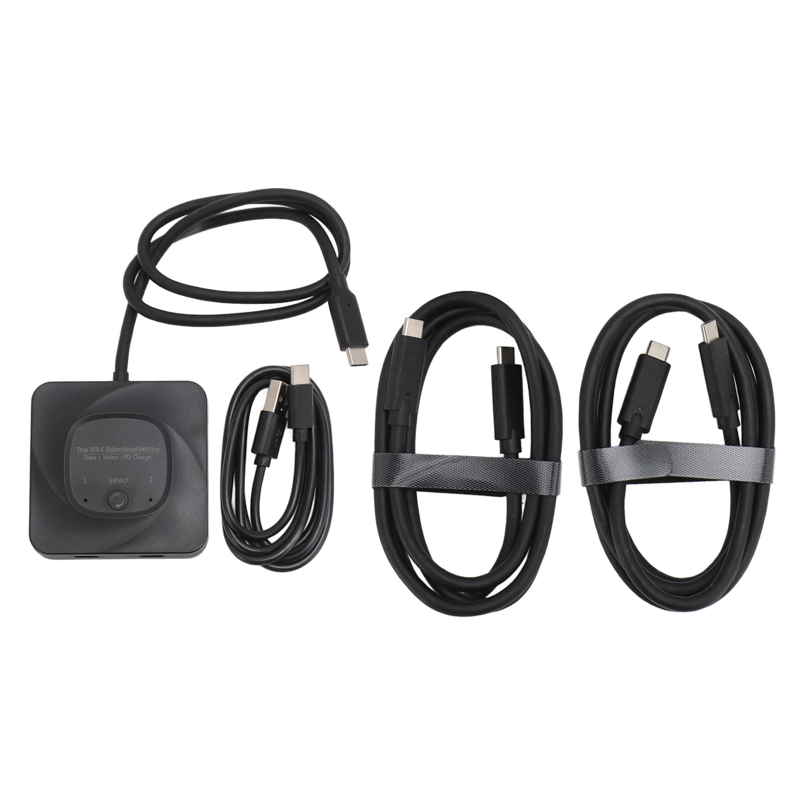 Двунаправленный коммутатор USB C с 2 выходами (2 в 1 или 1 в 2 выхода) и двухсторонней передачей данных 8K 60 Гц 10 Гбит/с, быстрая зарядка PD100W, коммутатор видеосигнала USB C