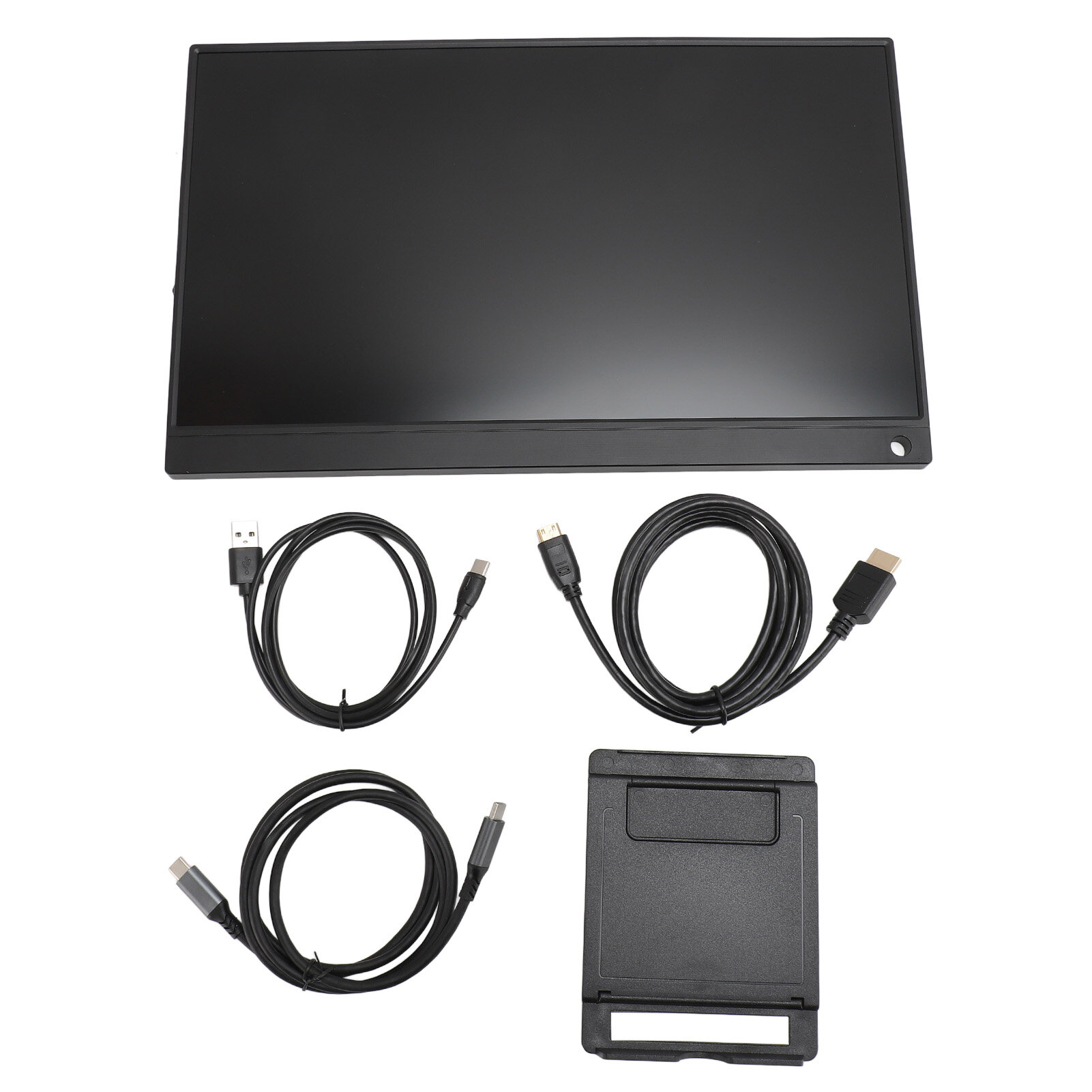 Портативный дисплей 15.6 дюймов, расширение экрана ноутбука, 1080P FHD, два динамика, IPS, для ПК, телефона, ноутбука.