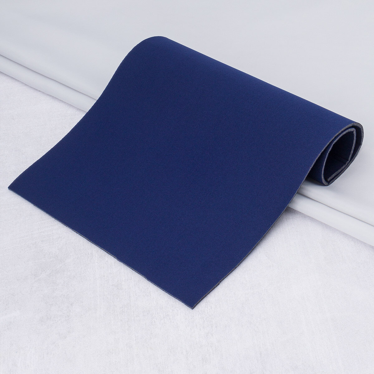 Бельевой поролон для шитья и рукоделия, размер 25х50 см, толщина 3 мм, цвет синий