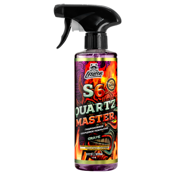 Кварцевый состав для быстрого блеска и гидрофоба LERATON S6 GRAPE 473мл.