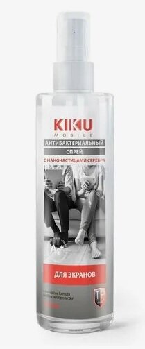 Чистящее средство для мобильной техники KIKU Mobile для экранов с наночастицами серебра 250мл (017)