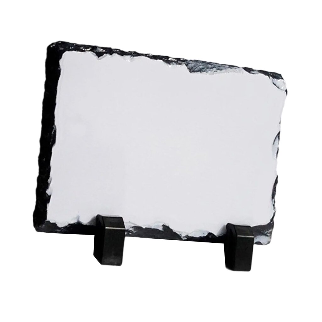 Персонализировал любые фото -рок -сланцы с подставкой для картинки годовщины домохозяйки