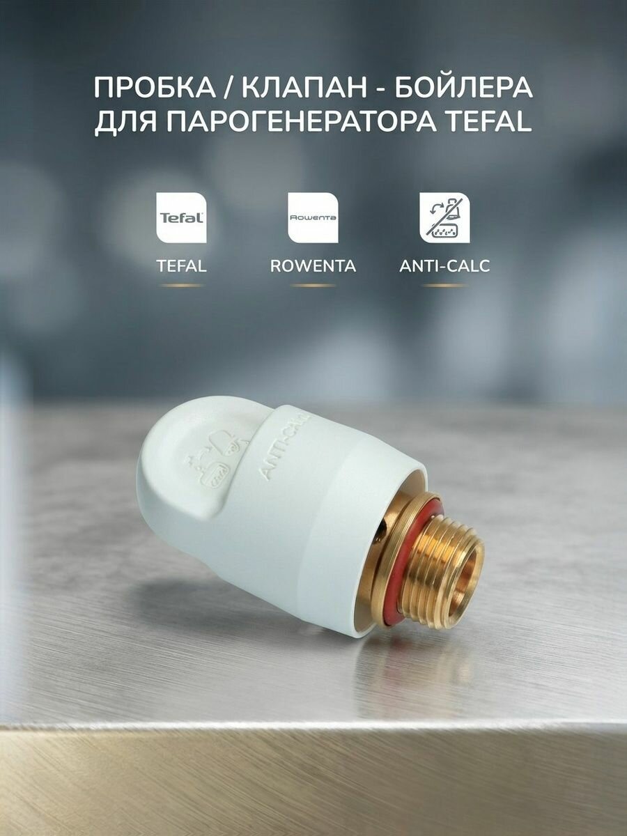 Пробка / Клапан - бойлера для парогенератора Tefal (Тефаль) - CS-00132541