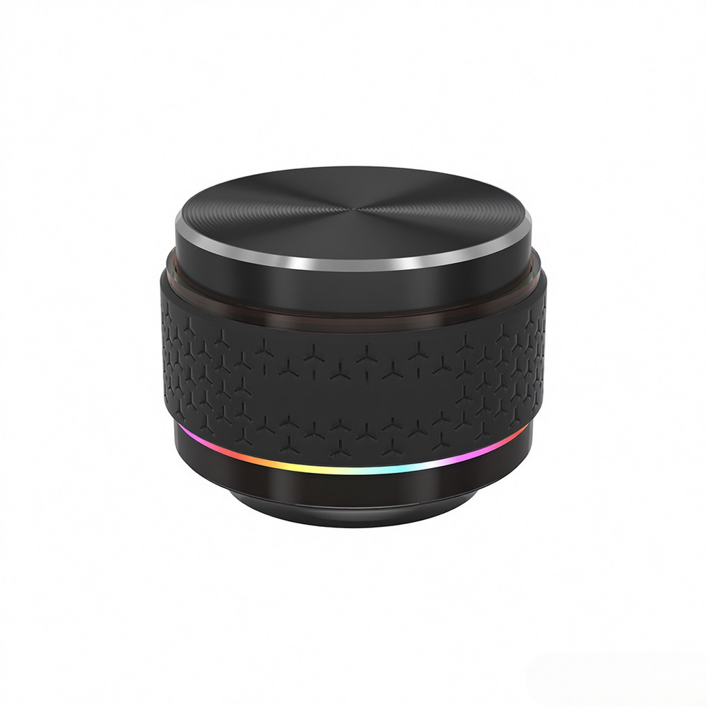 DuraMOBI Беспроводная колонка с костной проводимостью Портативная и компактная мини-звуковая система Функция магнитного крепления Bluetooth-колонка с RGB-подсветкой и неоновыми эффектами Степень защиты IP54 (водонепроницаемая) Музыкальный плеер
