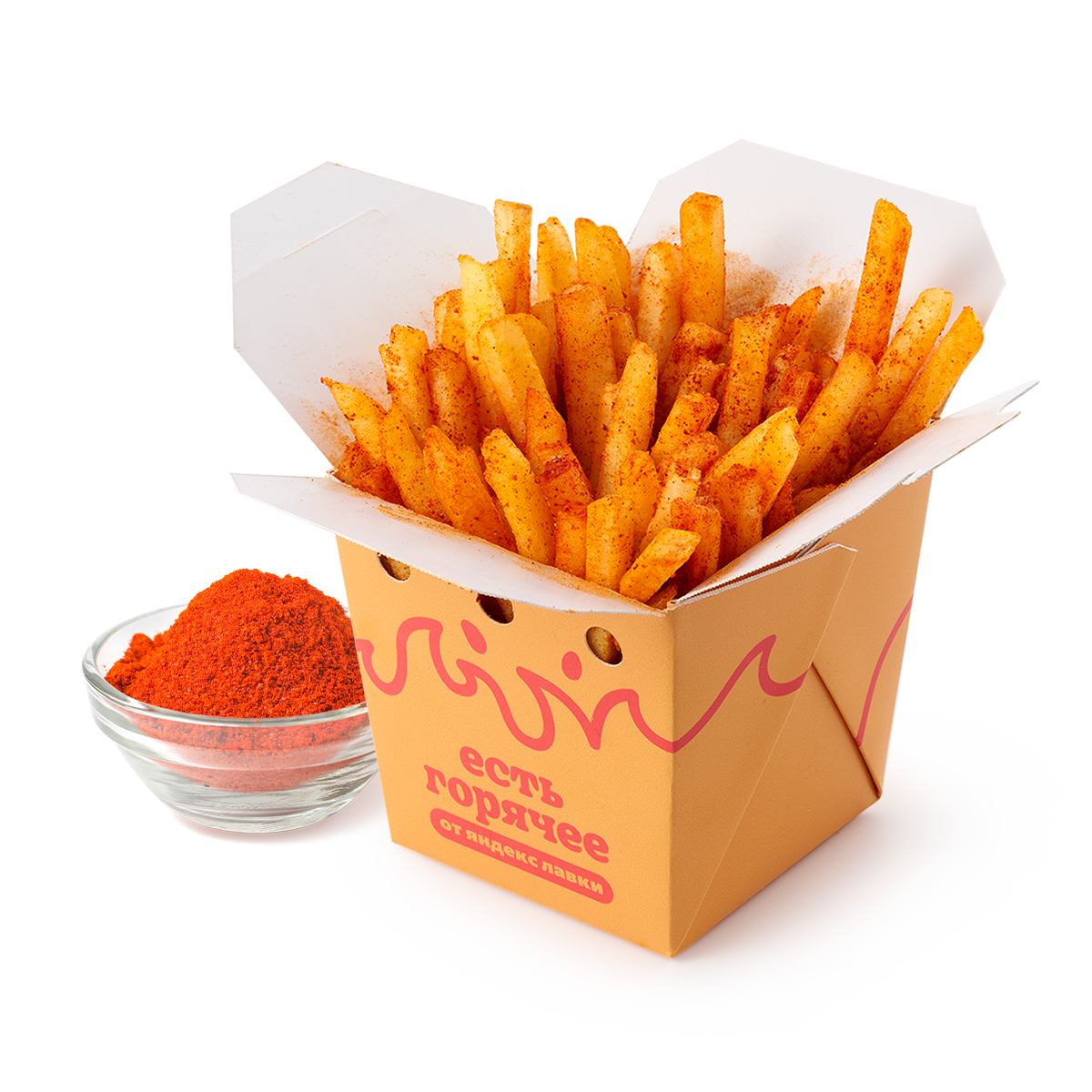 Картофель фри «Есть Горячее», с паприкой, жареный во фритюре, 140 г
