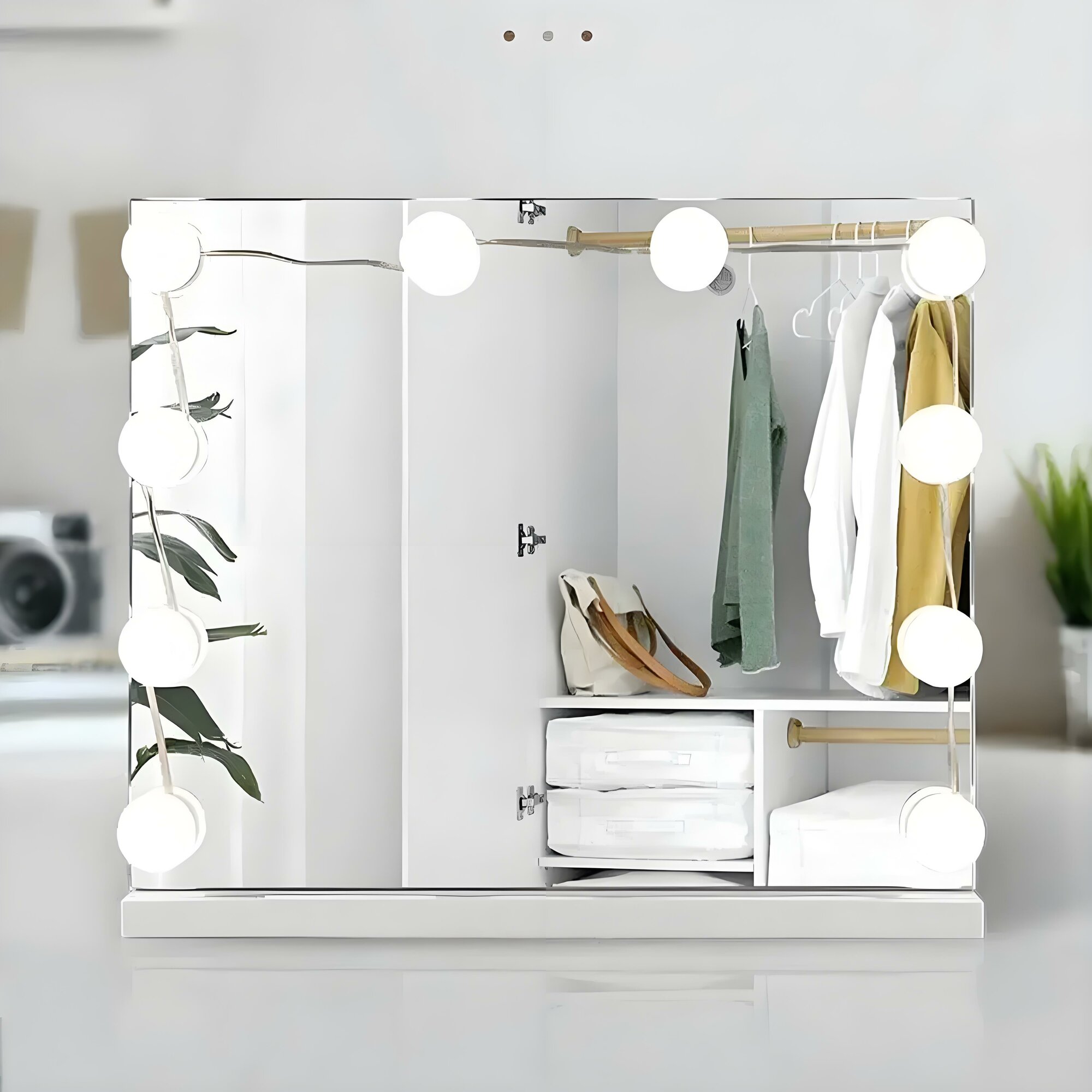 Светодиодная подсветка для зеркала StarMart с 10 лампами с питанием от USB