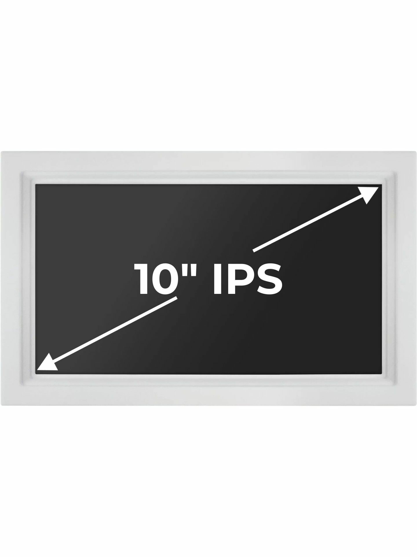 Видеодомофон для квартиры CTV M5109AI Image White - интерьерный Wi-Fi монитор 10" для дома или офиса с искусственным интеллектом, аналоговый видеомонитор с AI-функциями (распознавание, детекция)