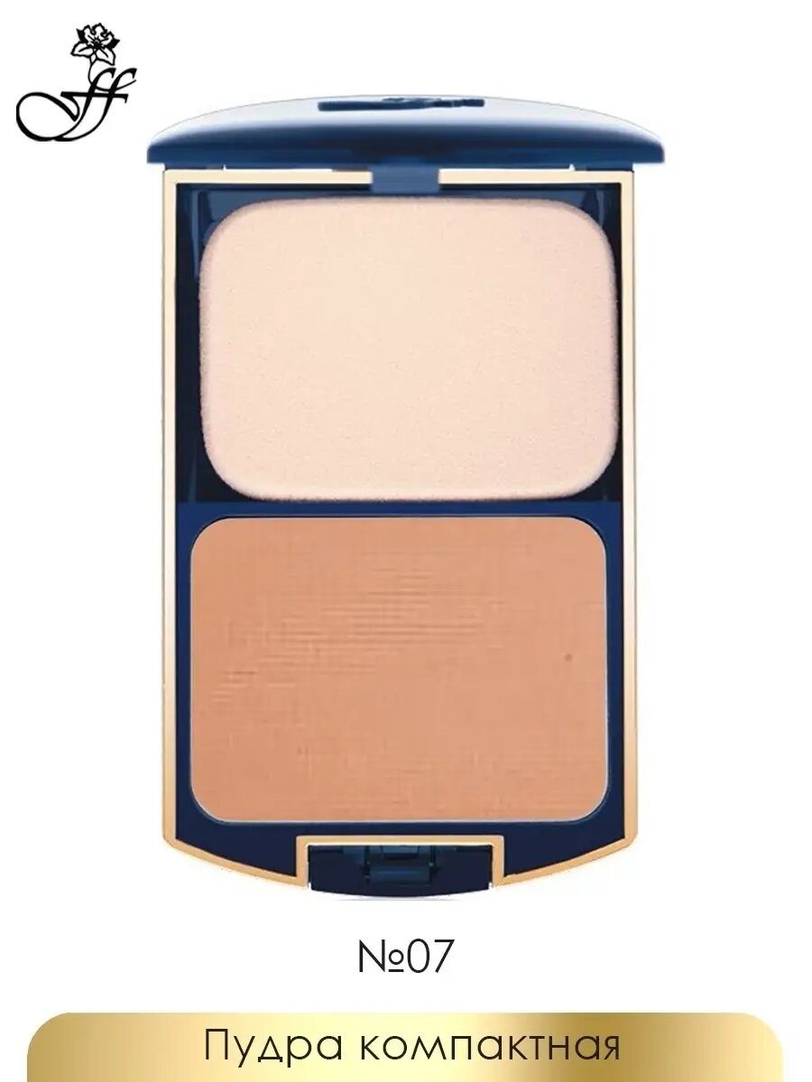 Компактная пудра FFleur Two Way Cake, для всех типов кожи, 10,8 г, №7