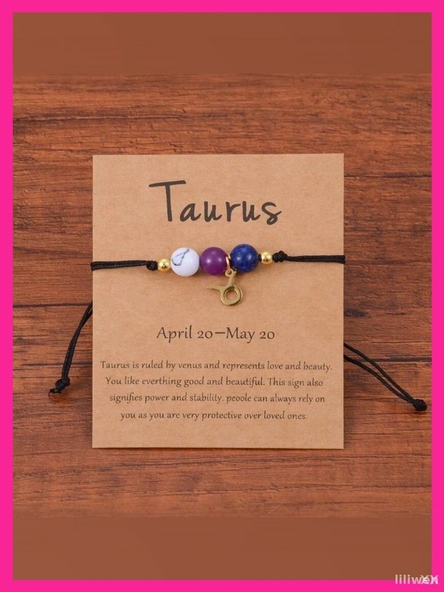 Эксклюзивный амулет для Тельца с натуральными камнями для привлечения удачи