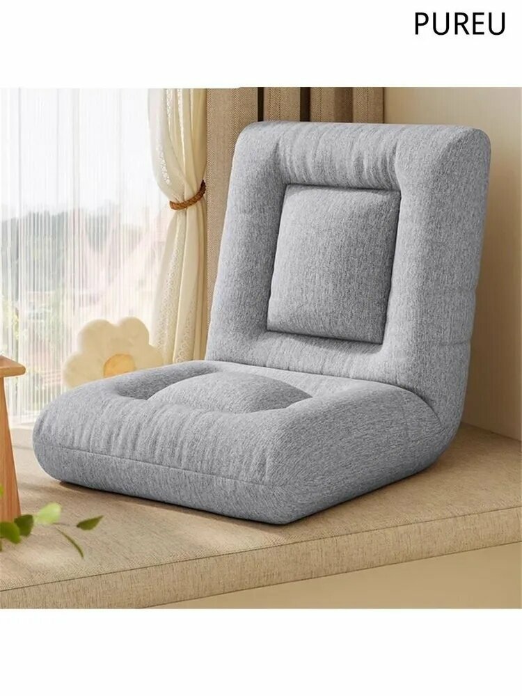 PUREU Кушетка, механизм Книжка, 50х49х58 см, серый, синий