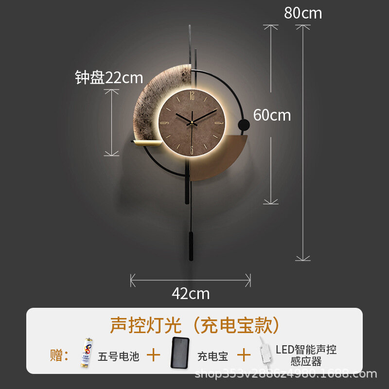 Новые настенные часы 2025 года, новые часы для декоративной стены за телевизором, настенные часы для гостиной, высококачественный вид