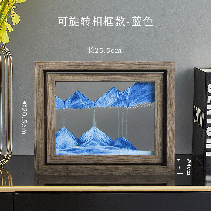 Зыбучие пески картина украшение для гостиной креативное стекло 3D трехмерные песочные часы картина украшение домашнее искусство подарок