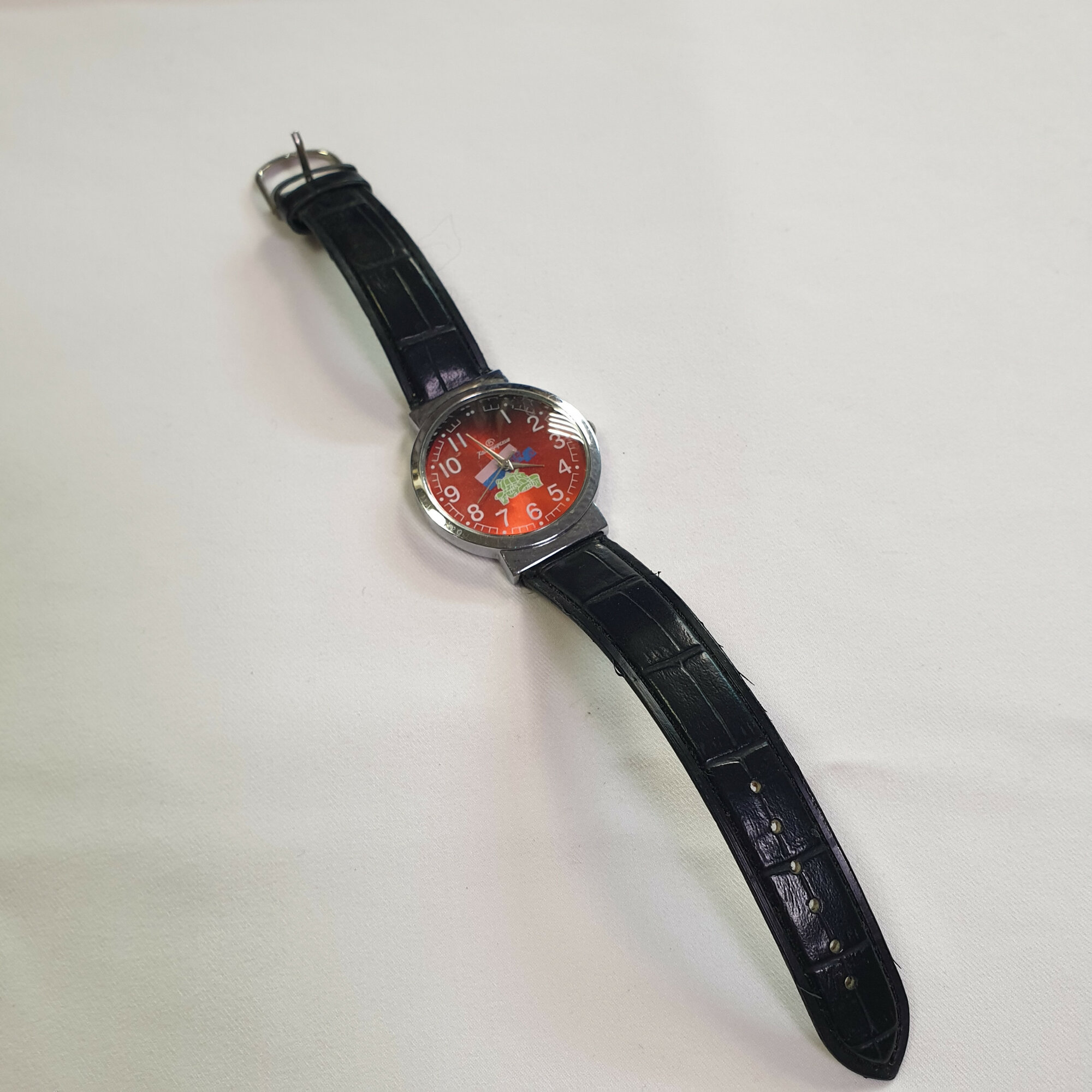 Часы наручные мужские Командирские, кварцевые, рабочие. Винтаж, СССР.