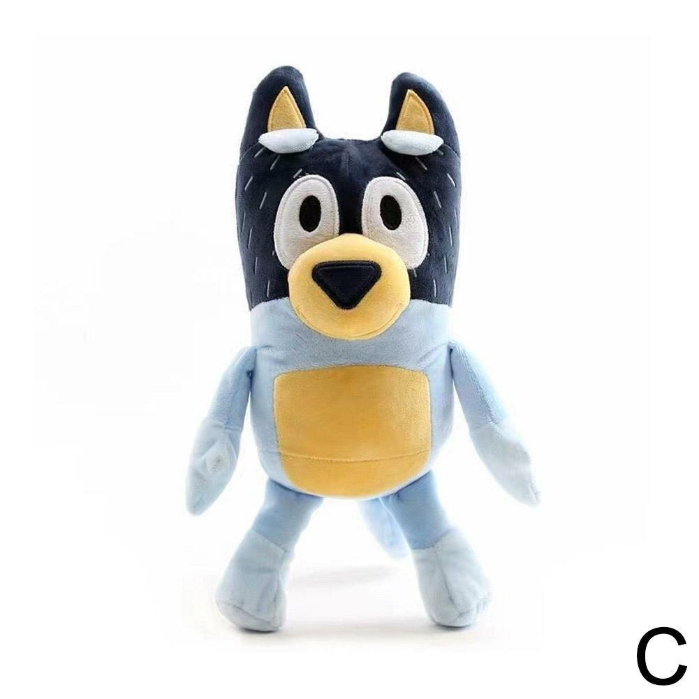 Mainan Plush Bluey 28 cm Anjing Bertuah Bluey untuk Kanak-kanak, Kartun, Hadiah Hari Jadi Bayi dan Krismas, Model H4C9