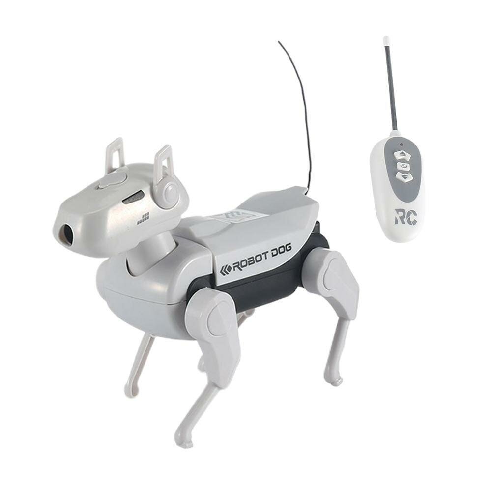 Plastic Rc Robot Educational Toys Cute Diy Assembling Model Education Cool Science Robot Dog Toy Boys