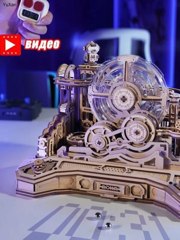 Деревянный конструктор "лабиринт с шариком" EGC01конструктор, ROKR