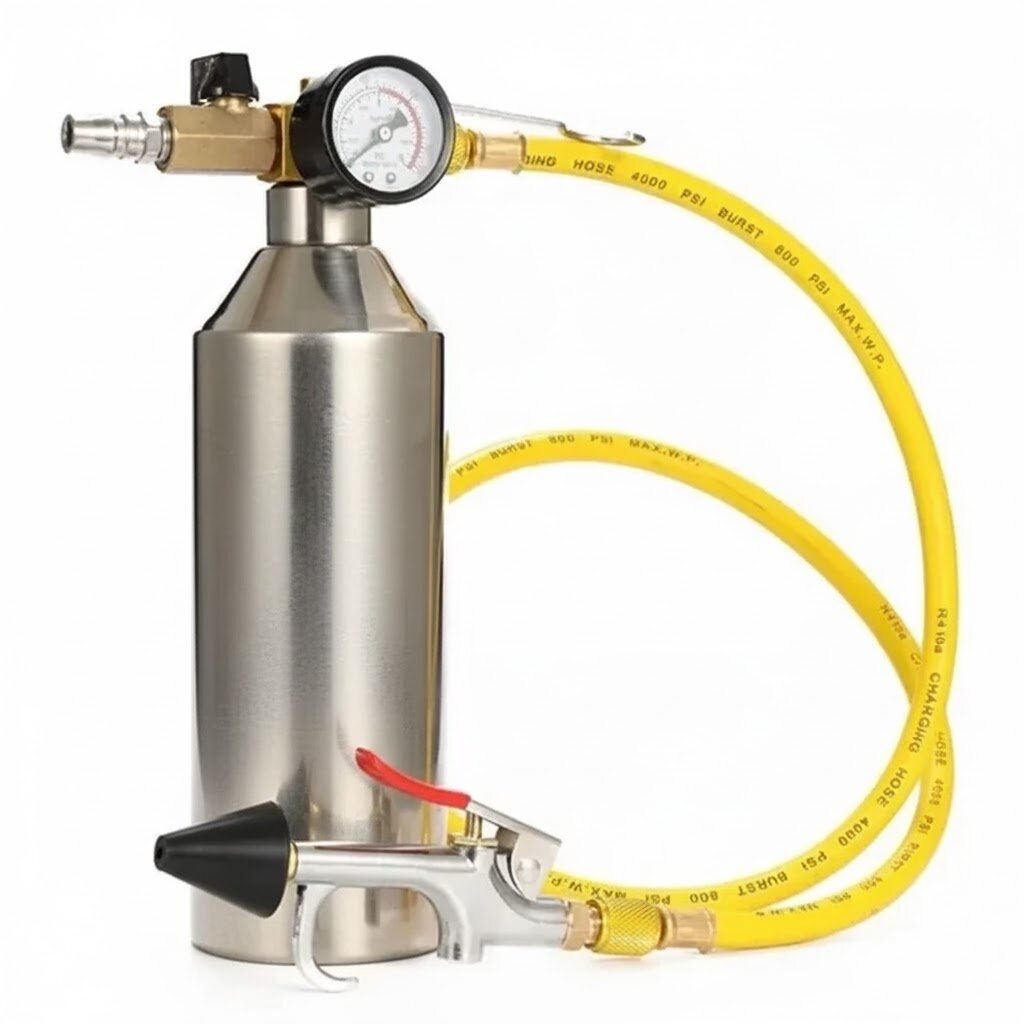 Аппарат для промывки контура кондиционера Car-Tool CT-M1034, пневматический