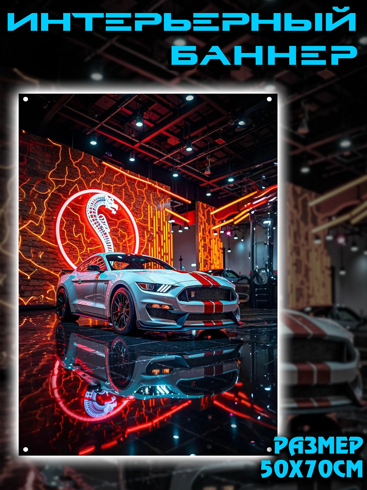 Постер на стену баннер 50х70