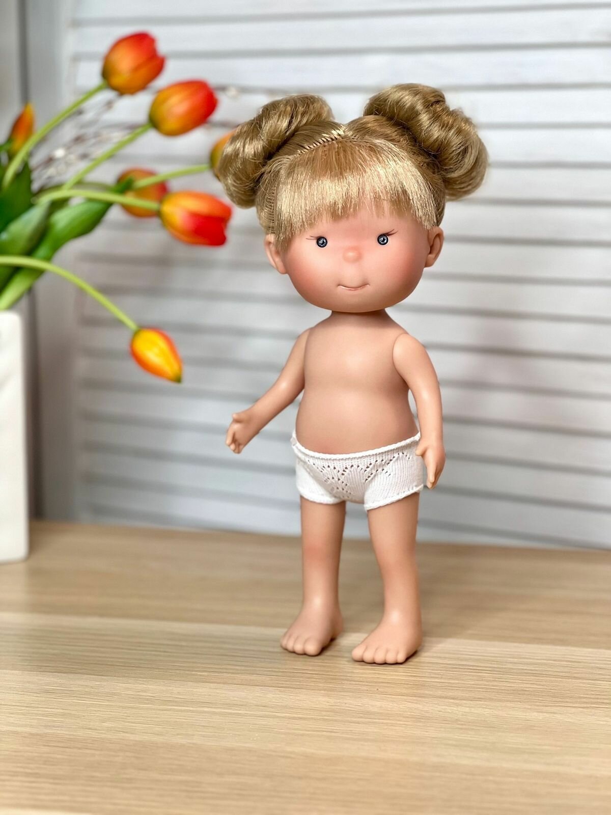 Кукла для девочки виниловая 30 см Пиппа без одежды (2899W1)