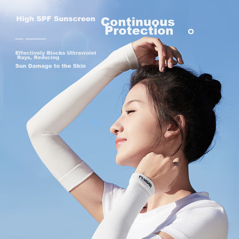 LI-NING ледяные рукавы для мужчин, рукавы для защиты от солнца, крышки для рукав ледяного шелка, 2025 рукавы для защиты