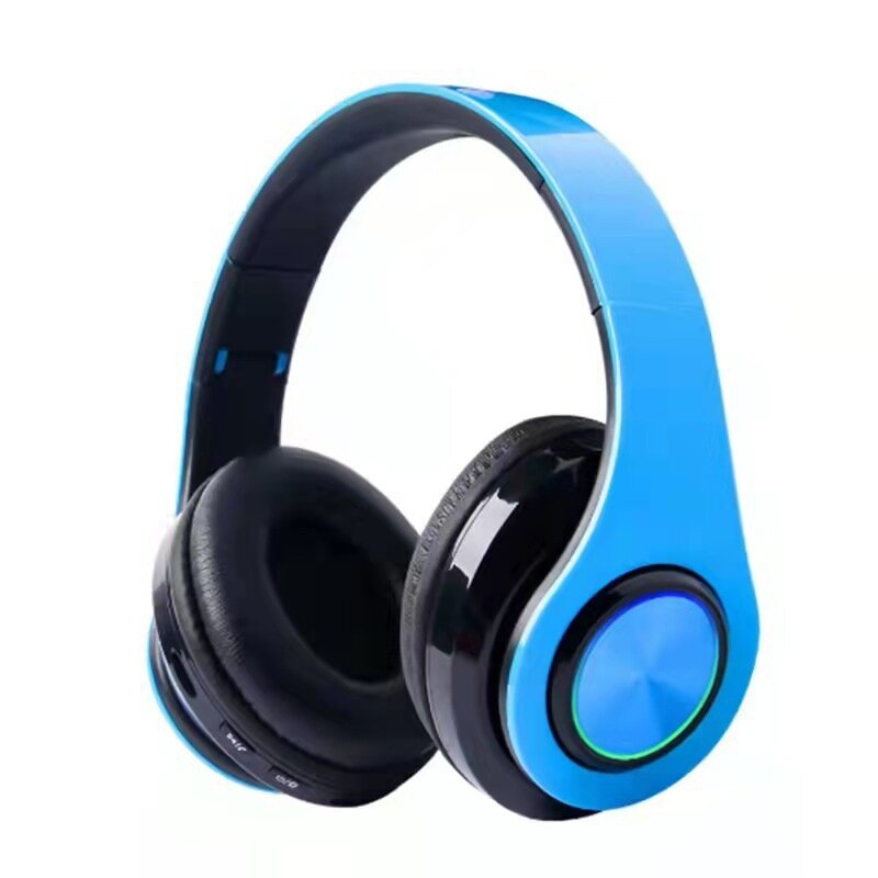 B39 Беспроводные наушники Bluetooth сине-черные, улучшенный игровой звук, гарнитура овер-эар для игровых консолей