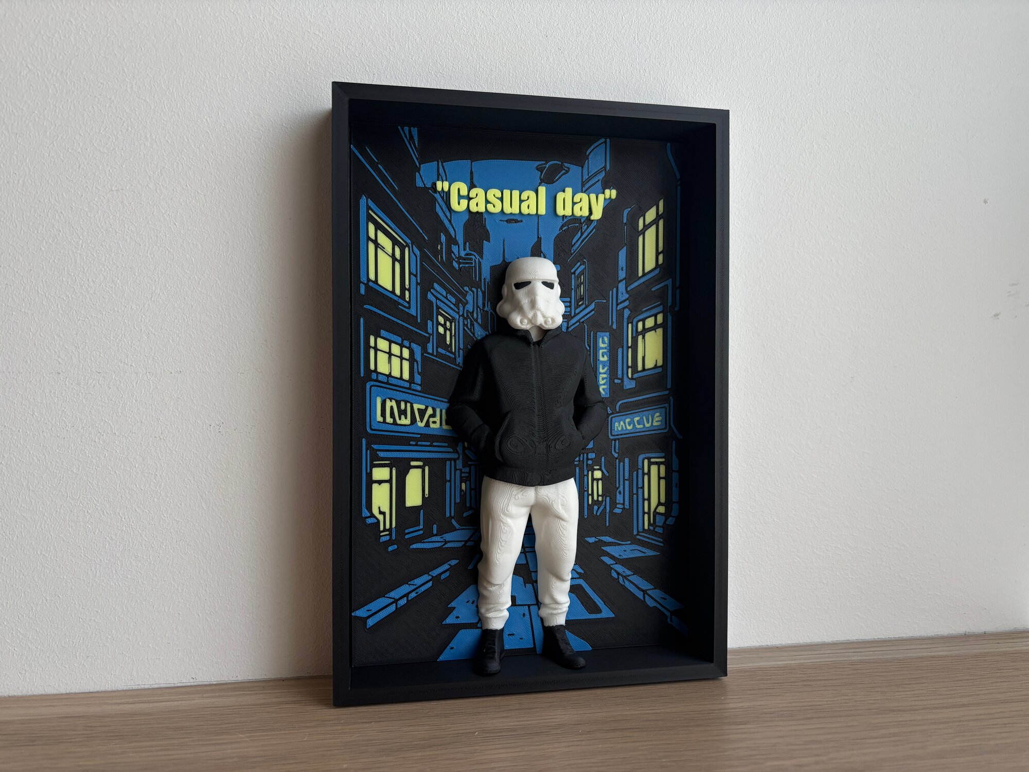 Интерьерная 3D-картина Star Wars NeoPop Collection: Дарт Вейдер, Штурмовик, Lady Empire (светятся в темноте)