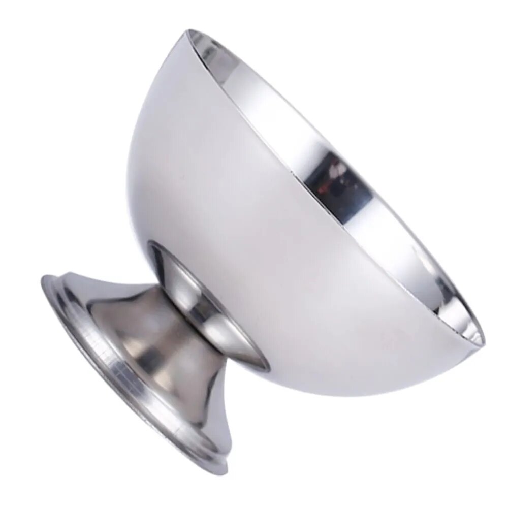 Салатник 1 шт серебристый