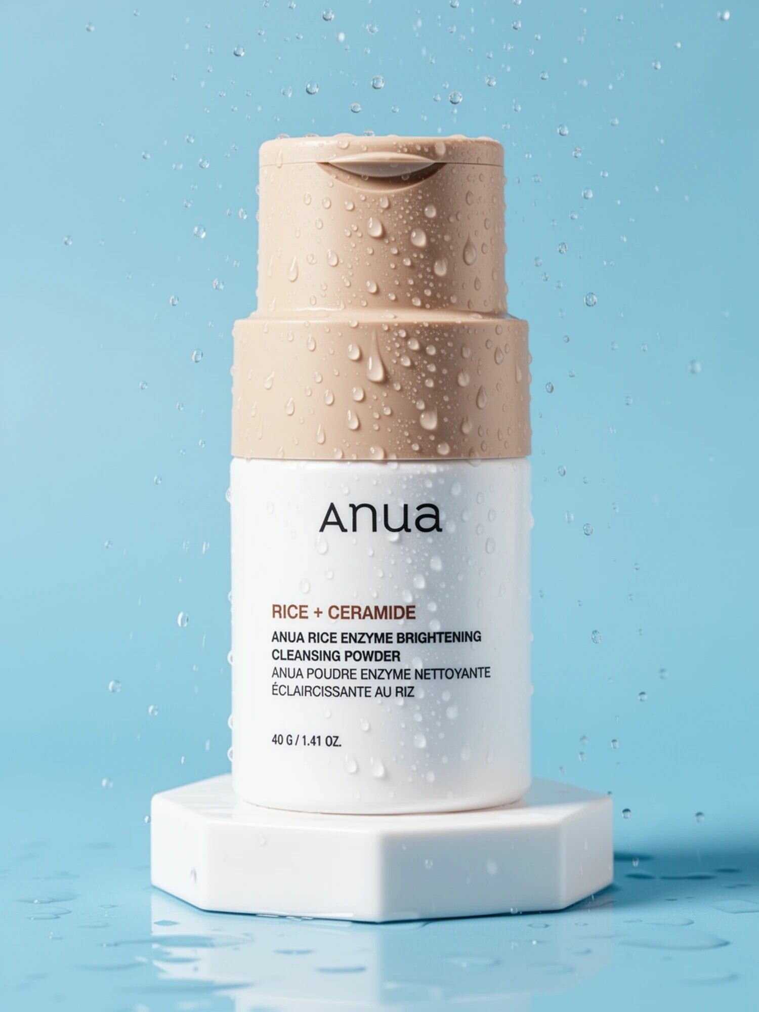 Энзимная пудра для сияния кожи с рисом Anua Rice Enzyme Brightening Cleansing Powder