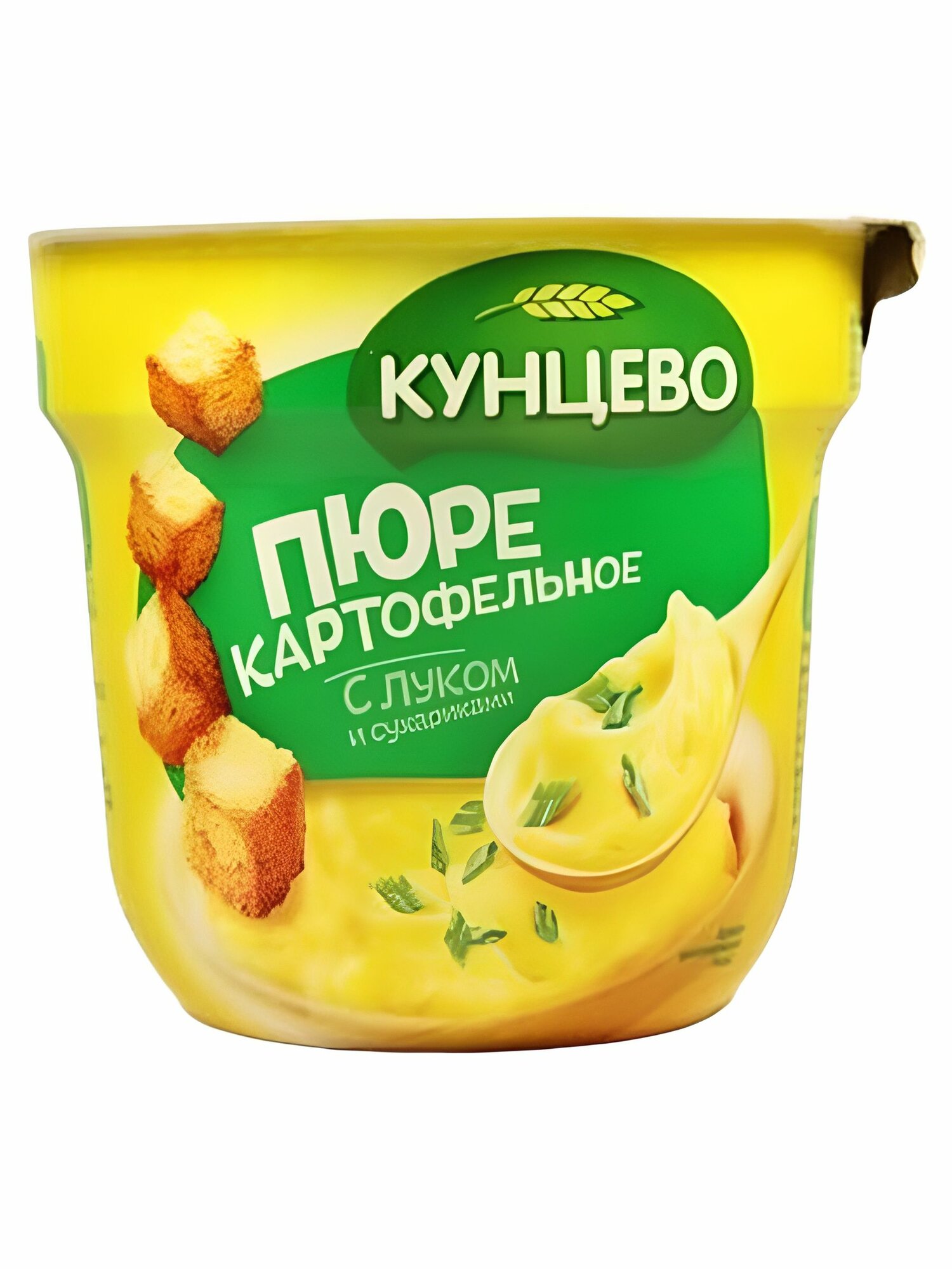 Картофельное пюре Кунцево с луком и сухариками, стакан, по 40 гр.