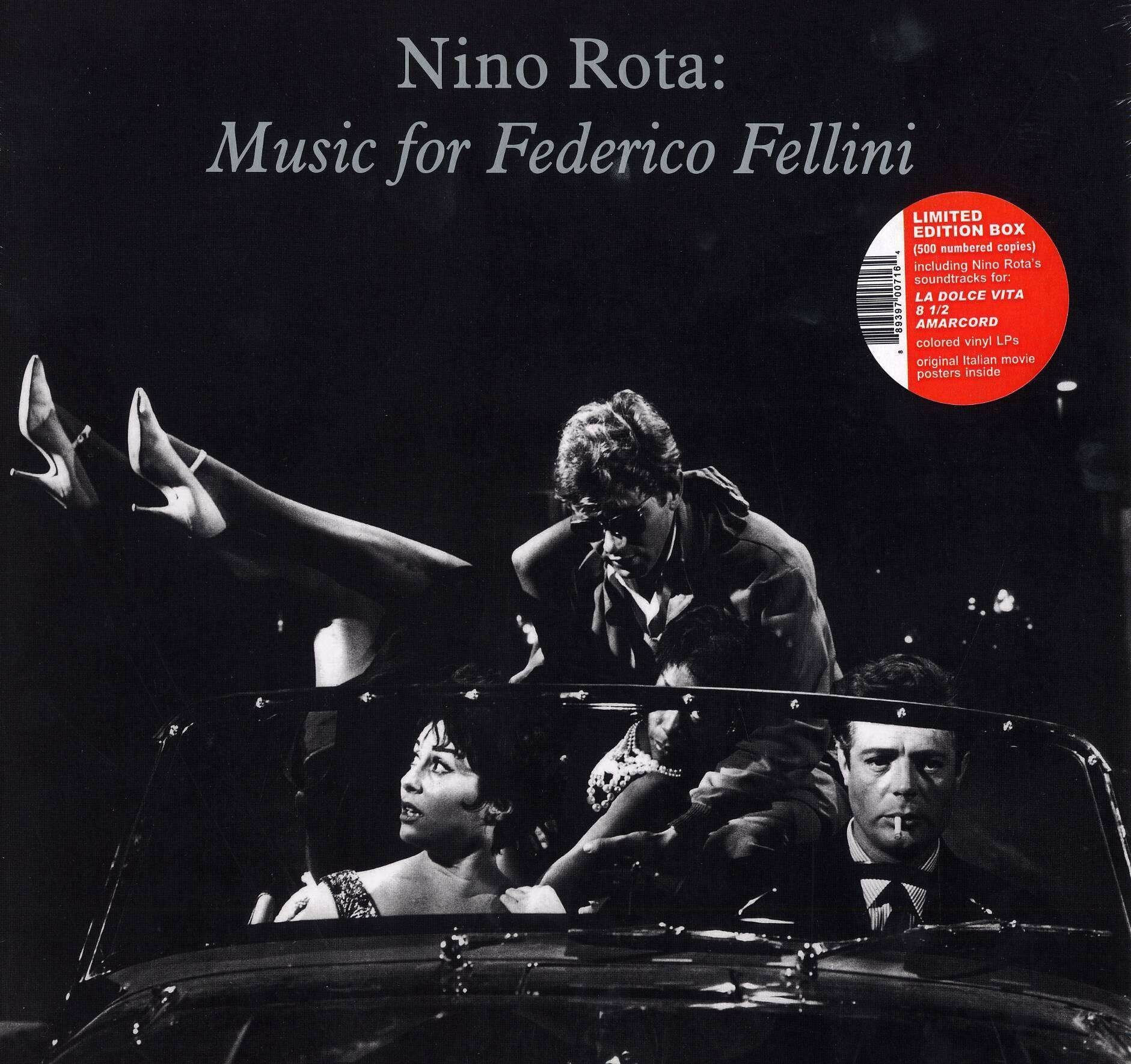 Виниловая пластинка Nino Rota - Music For Federico Fellini (3 LP)