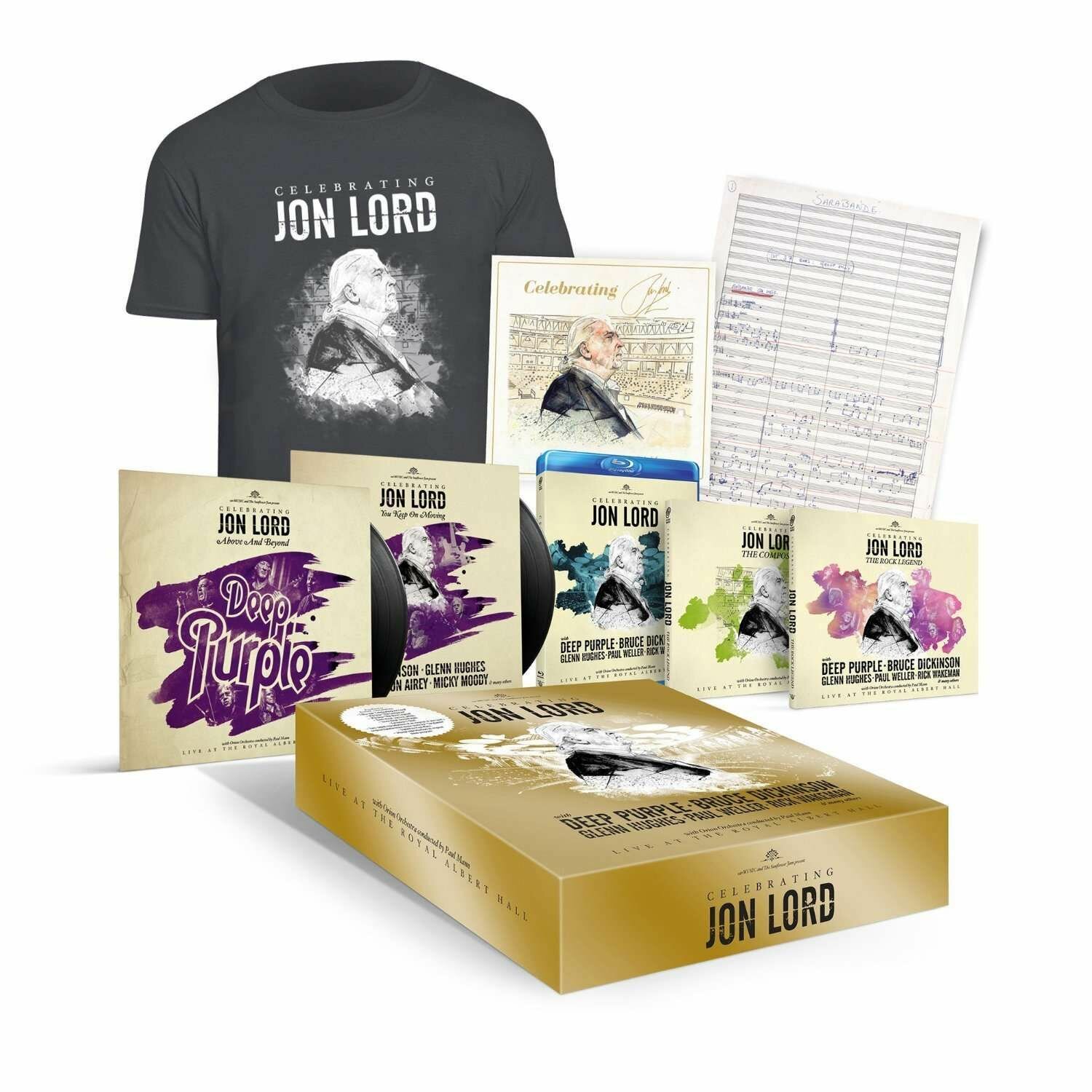 Виниловая пластинка Deep Purple & Friends - Celebrating Jon Lord (Limited Edition Boxset) (Blu-ray + 3CD + 2 x 7"Vinyl) (3 CD)