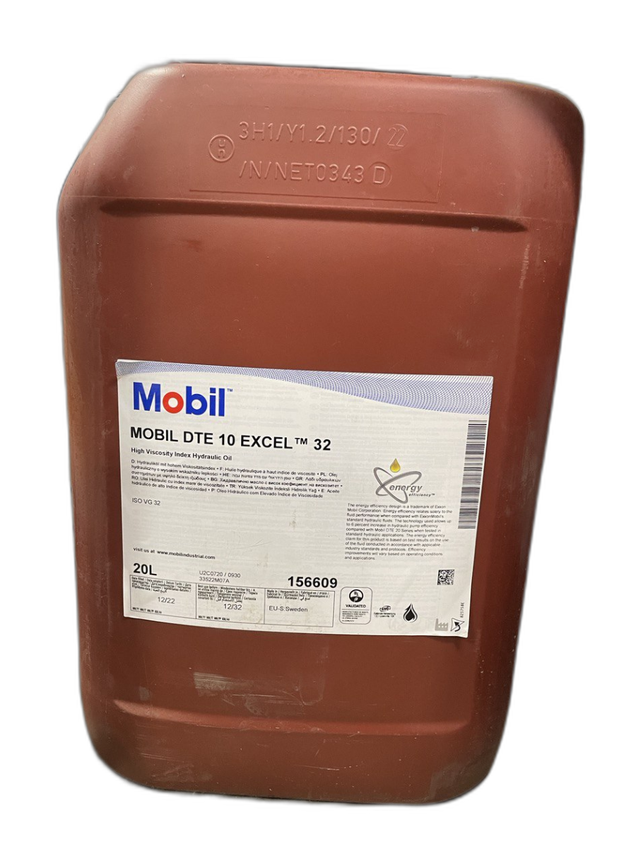 Масло гидравлическое минеральное Mobil DTE 10 EXCEL 32, 20 л.