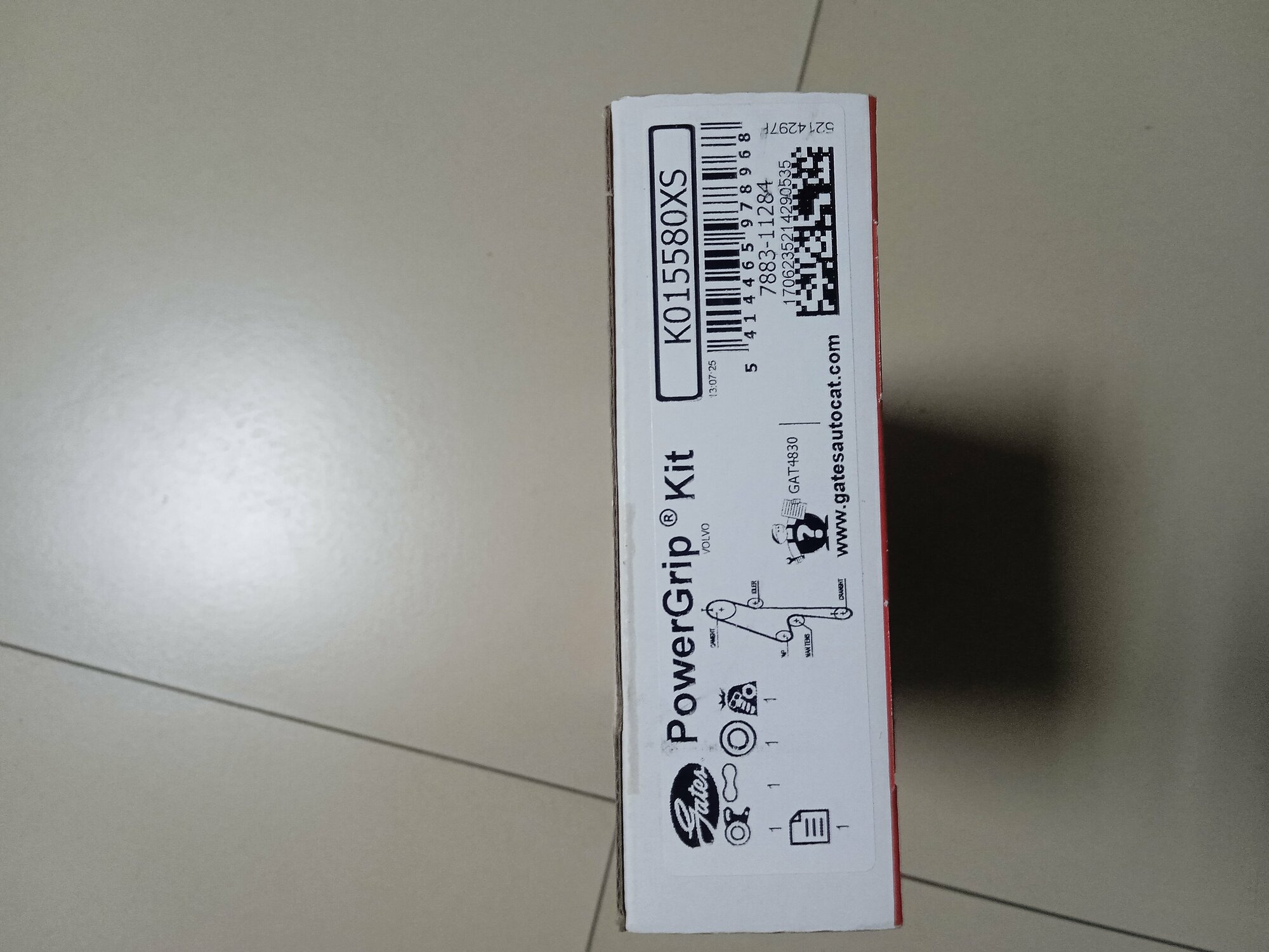 Ремкомплект ГРМ VOLVO S40/S60/S80/XC60/XC90 mot.2.4D/TD GATES K015580XS