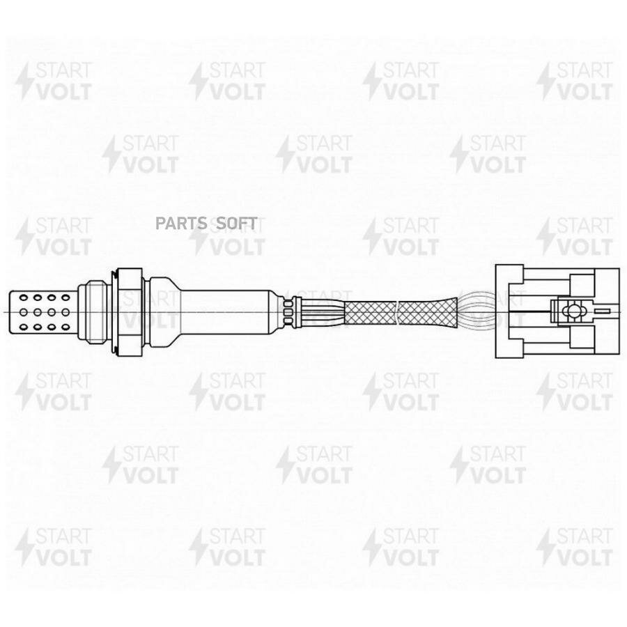 STARTVOLT VS-OS-2723 Датчик кисл. для а/м Lifan X60 (12-)/X70 (17-) 1.8i после кат. чёрный разъём (VS-OS 2723) ()