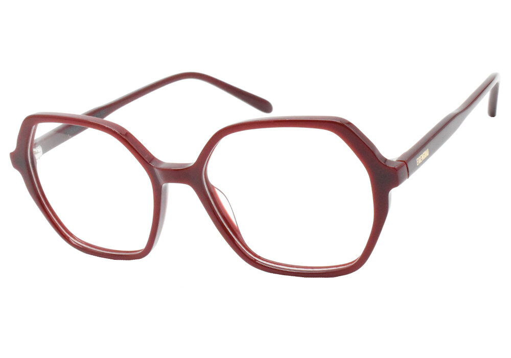 Оправа для очков Eigengrau 1064Hz-ERT пол Женский форма оправы Геометрическая цвет оправы Красный-Бордовый