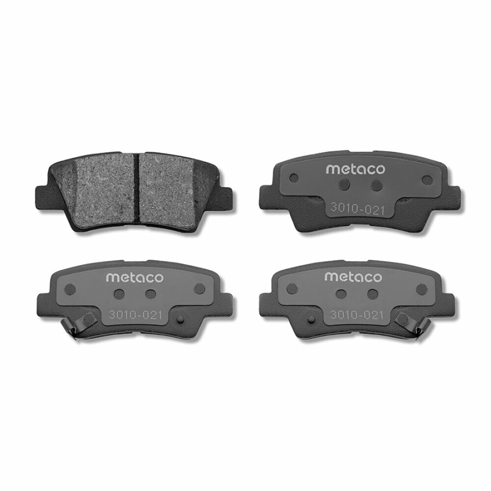 Колодки тормозные задние дисковые к-кт перед METACO 3010-021
