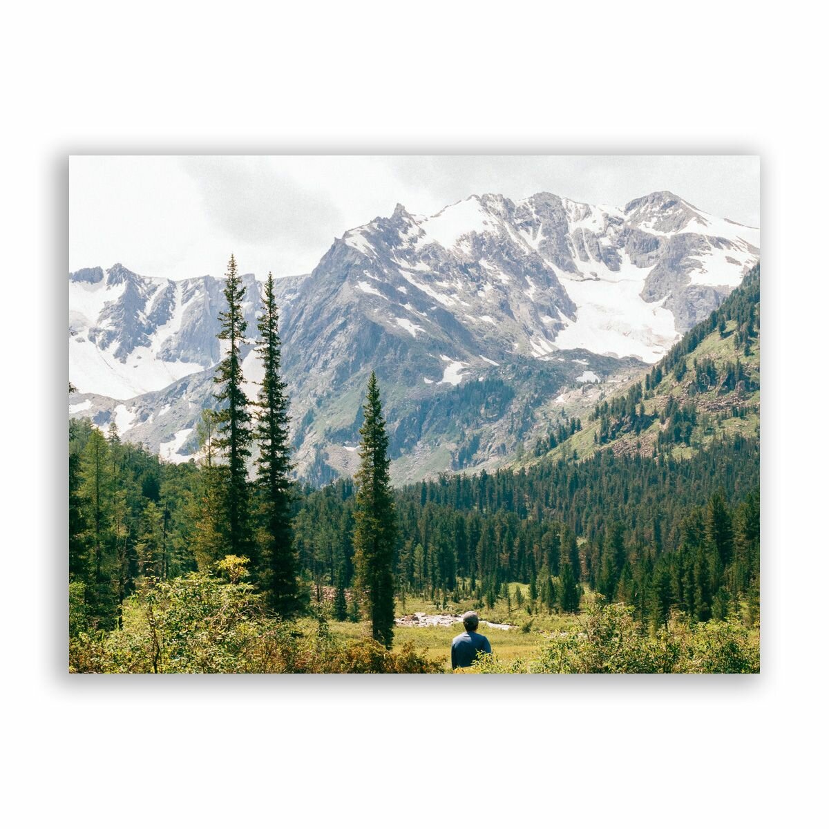 Постер, плакат на бумаге / Природа России - Горы / Размер 60 x 80 см