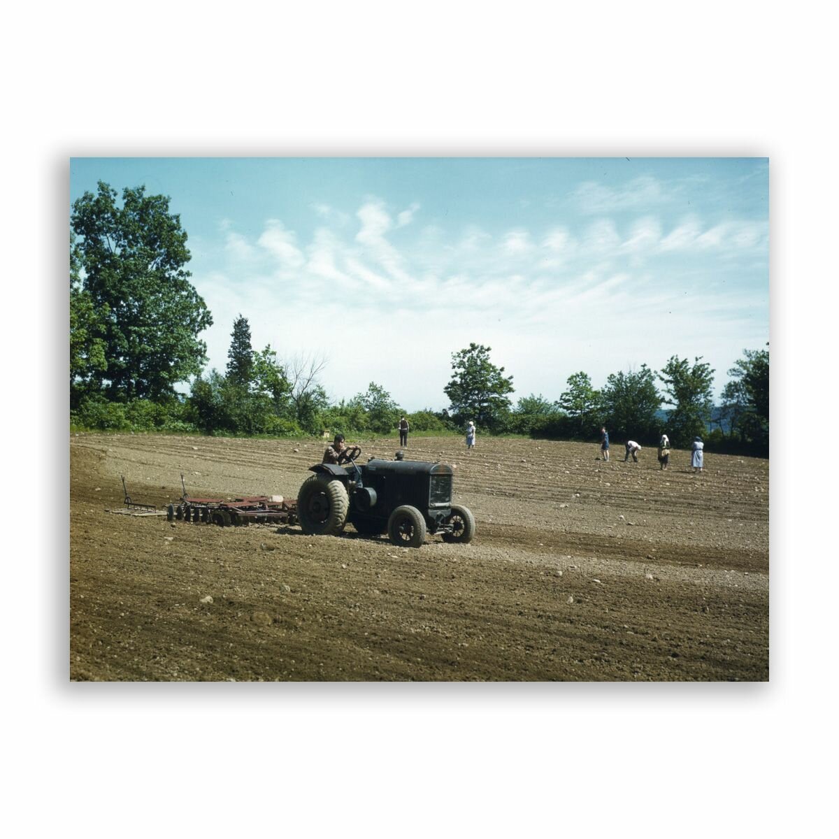 Постер, плакат на бумаге / Американские индустриальные ретро фотографии / Размер 30 x 40 см