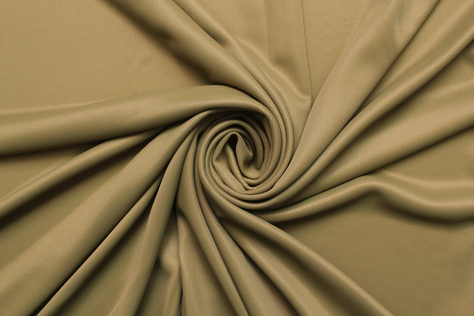 Ткань Джерси под шёлк оливковый, ш146см, 0,5 м