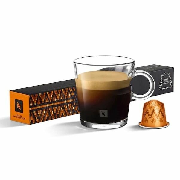 Кофе капсулы Nespresso Original Vienna Linizio Lungo, 10 капсул в уп, 1 упаковка